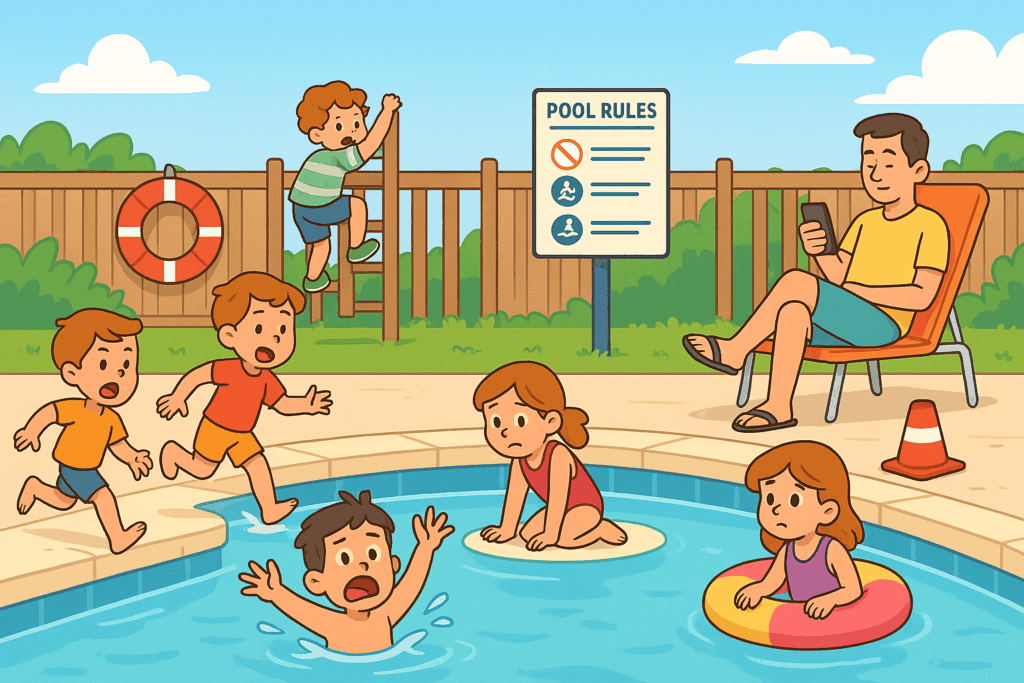 Backyard Swimming Pool Safety Tips - HomeChecks.com